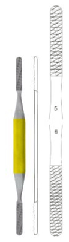 Nasal rasp FOMON 20 cm, tungsten