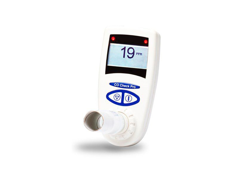 Co-oximeter CO Check Pro med varningsnivåer