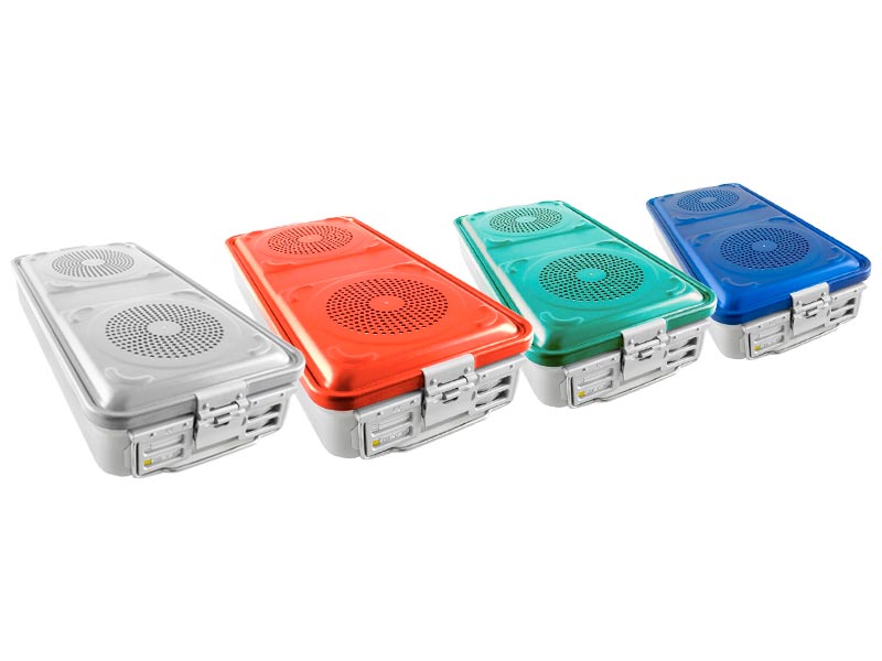 Sterilisation container with perforated lid - 580 x 280 x 100 mm