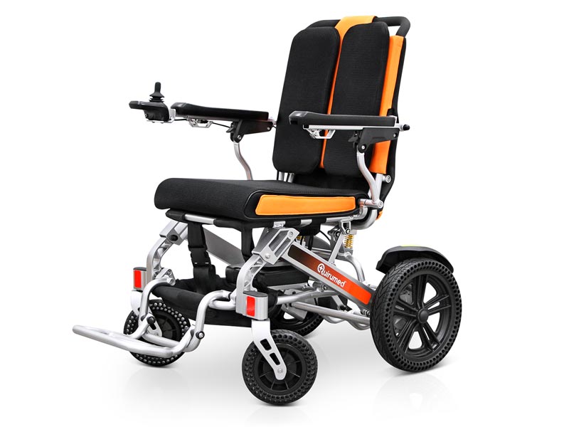 Electric wheelchair reinforced chassis