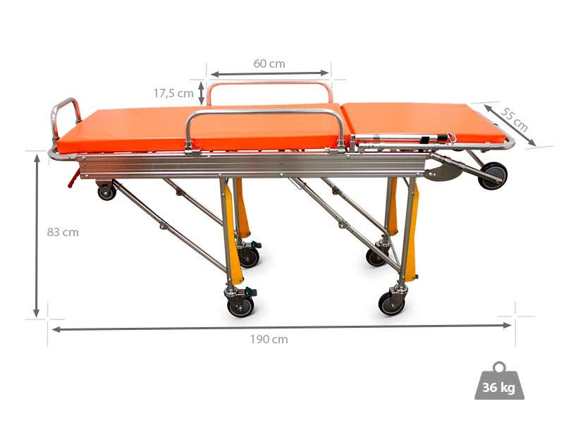 Medical stretcher dimensions store