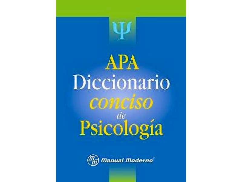 APA Diccionario Conciso de Psicología