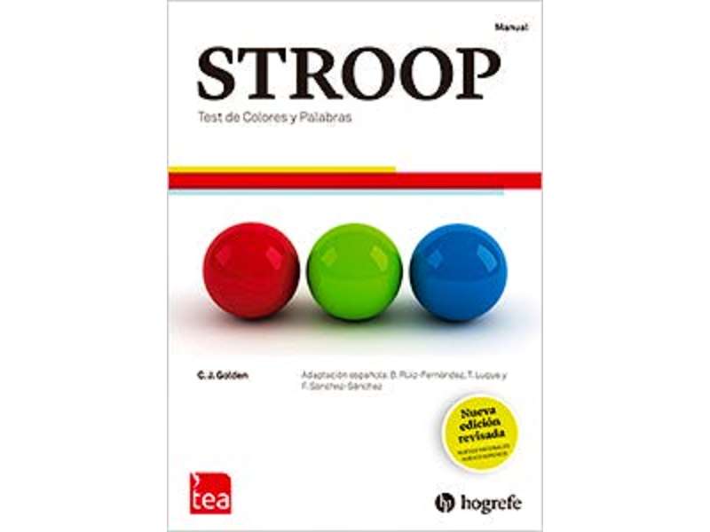 STROOP. Test de Colores y Palabras Nueva Edición Revisada. Juego ...