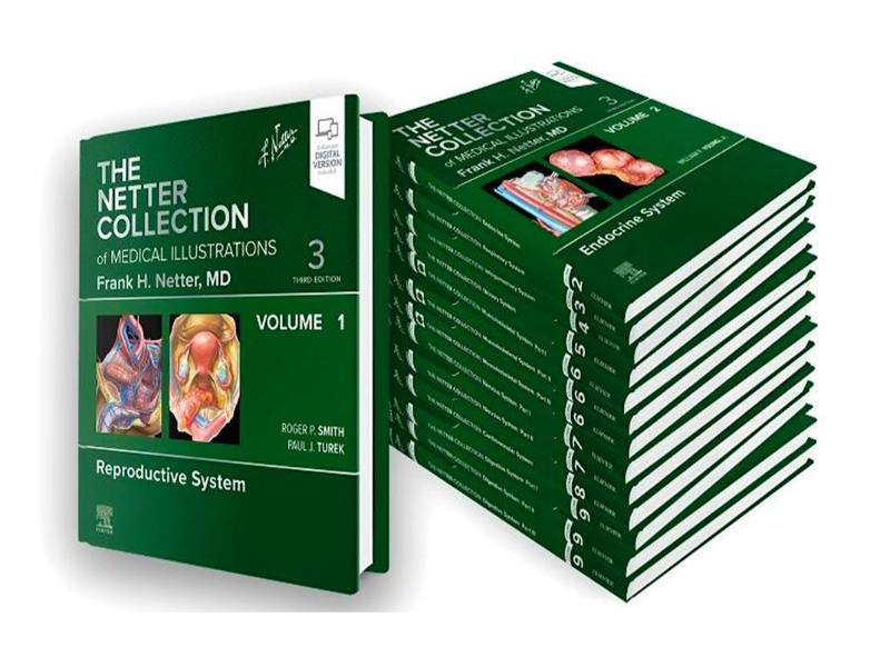 Colección Completa de Ilustraciones Médicas de NETTER 14 Volúmenes ...