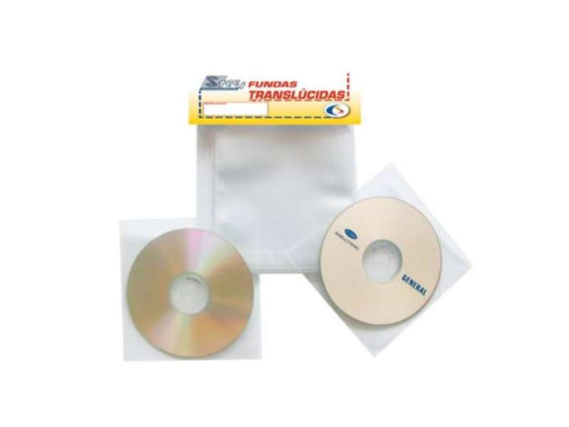 Pack de 100 Pochettes pour CD-DVD Transparentes Non-Adhésives avec ...