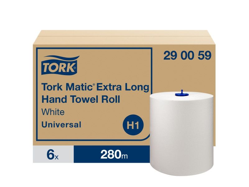 TORK Matic® Toalla de Mano en Rollo Extralargo Universal, H1, uso ...