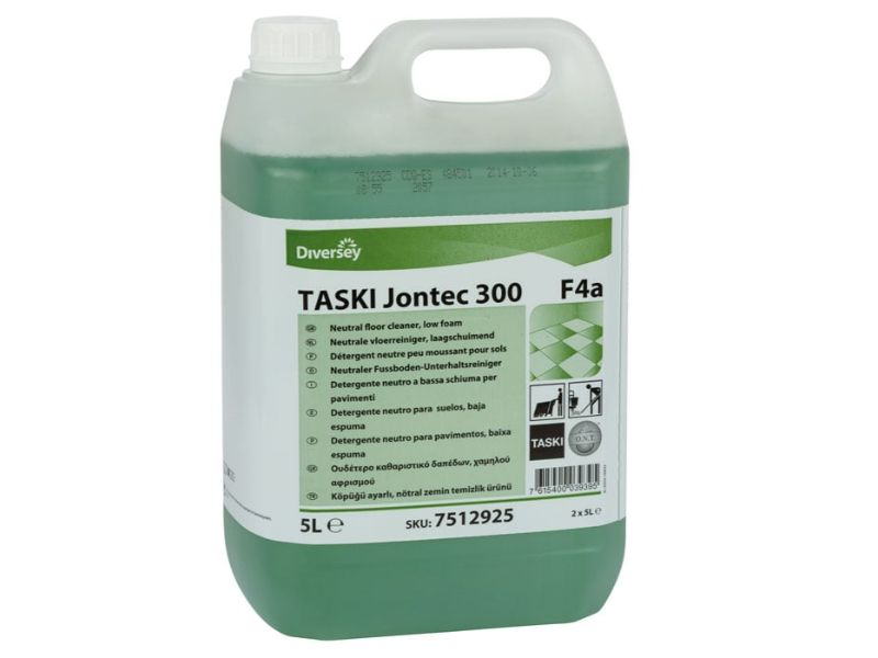 TASKI Jontec 300 F4a - Detergente neutro para suelos, baja espuma