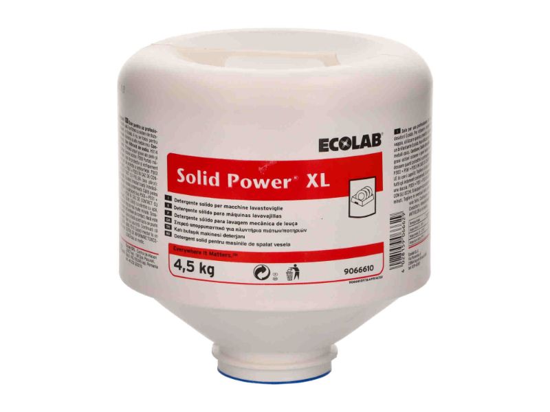 SOLID POWER XL Detergente sólido super concentrado para el lavado mecánico de la vajilla