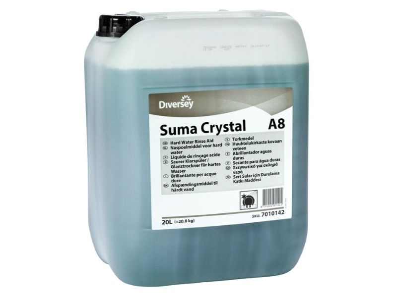 SUMA Crystal A8 - Abrillantador aguas duras