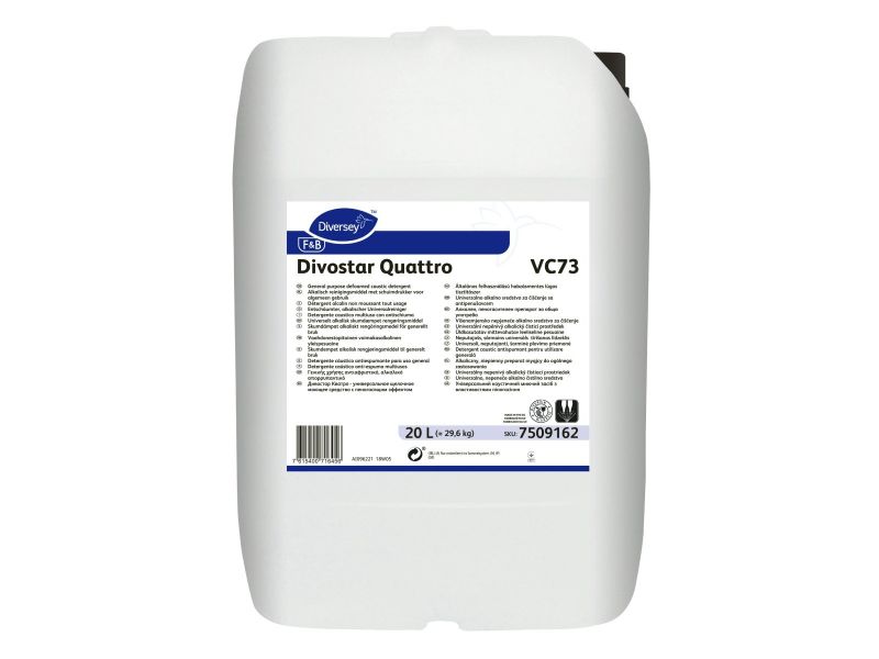 DIVERSEY Divostar Quattro VC73 - Detergente cáustico antiespumante para ...