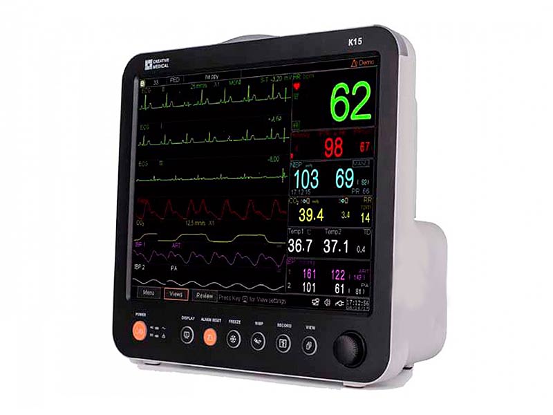 Monitor Multiparametrico K15 Touch Screen