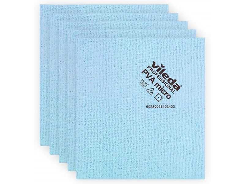 VILEDA PVAmicro Bayeta con PVA y microfibras, azul