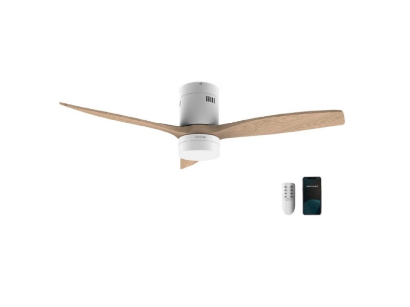 Ventilatore da soffitto EnergySilence Aero 132 cm con luce LED 18W Wi ...