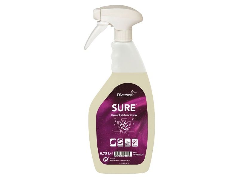 SURE Cleaner Disinfectant Spray - Detergente Desinfectante en Spray