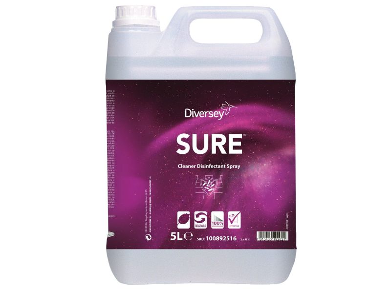 SURE Cleaner Disinfectant Spray - Detergente Desinfectante en Spray