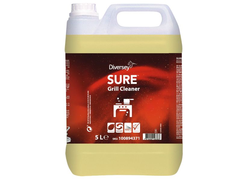 SURE Grill cleaner - Desengrasante para la limpieza de hornos y planchas