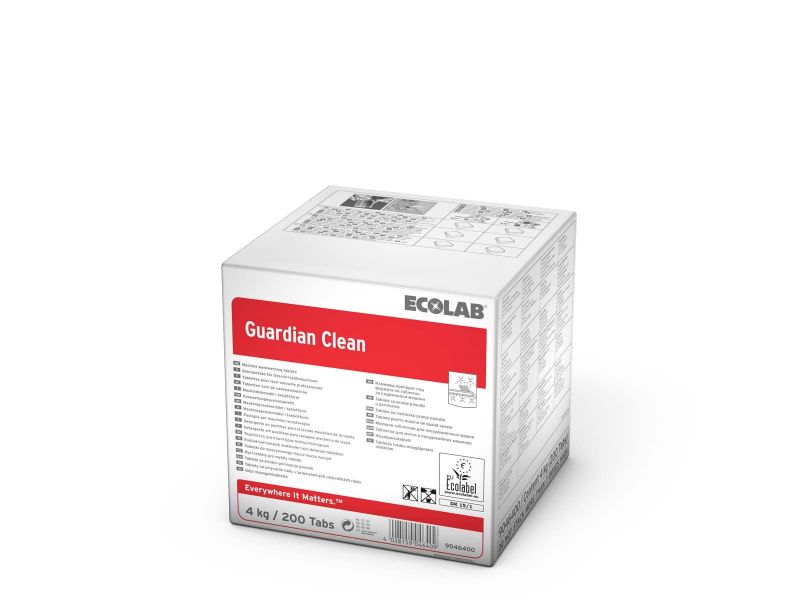 GUARDIAN CLEAN Pastillas para lavavajillas con Ecolabel