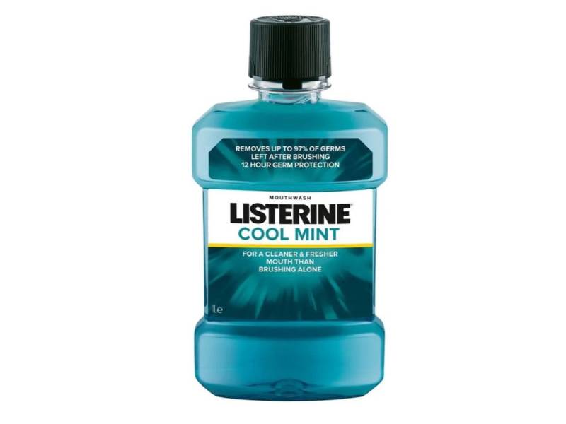 Listerine Cool Mint 1L - Rince-bouche pour une haleine fraîche et une ...