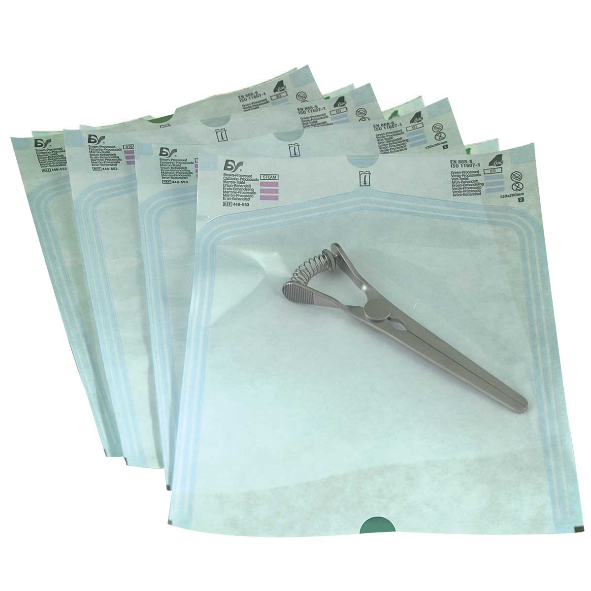 Sobre esterilización vapor 80x170 mm, 250 uds