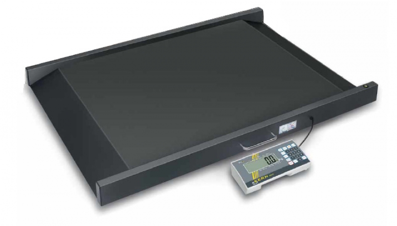 Digital platform scale for wheelchairs, max.300kg, graduation 100g