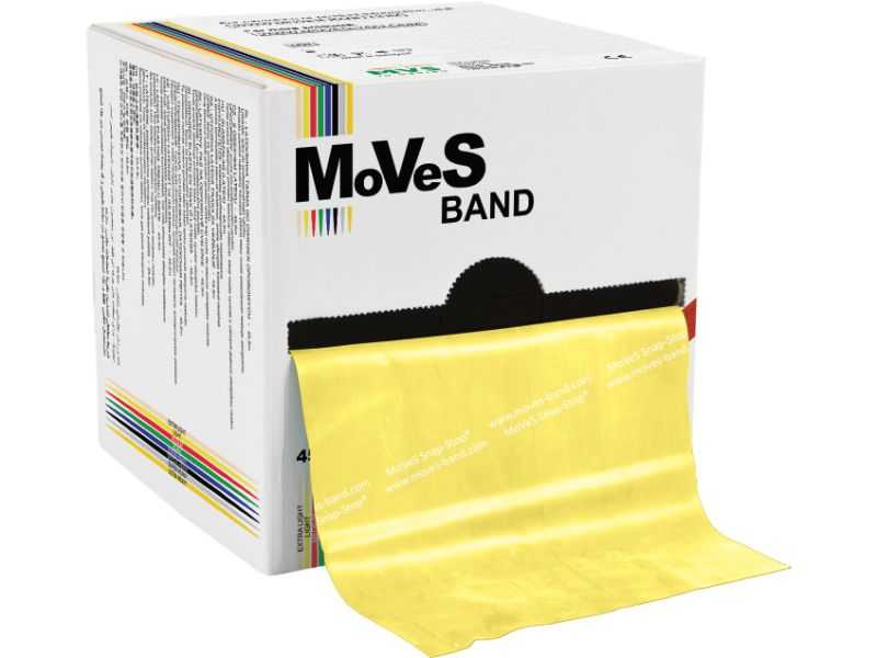 Bandas Elásticas de Resistencia Con Látex 45,5m (en Rollo) - MoVeS Bands