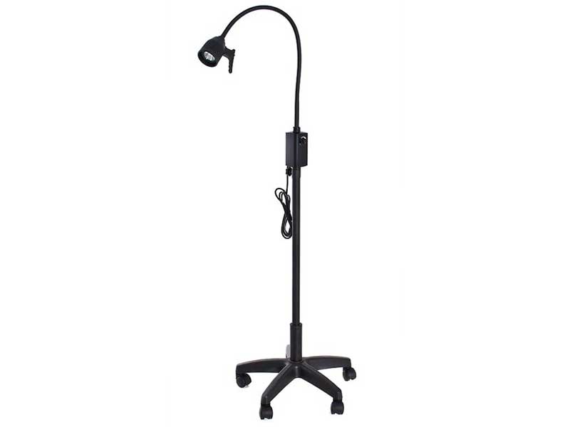 Medical lamp, halogen, rolling base