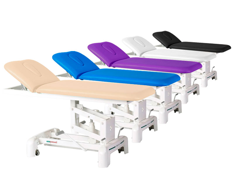 Hydraulic pediatric couch 2 sections 140 x 62 cm