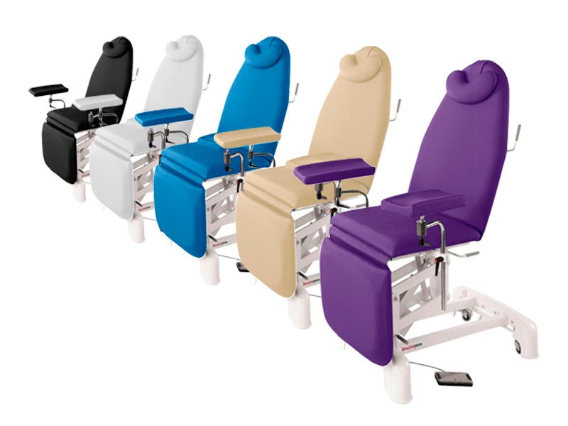 Electric blood sampling chair 182 x 62 cm