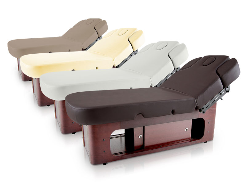 Electric Massage Table for SPA with Sliding Doors