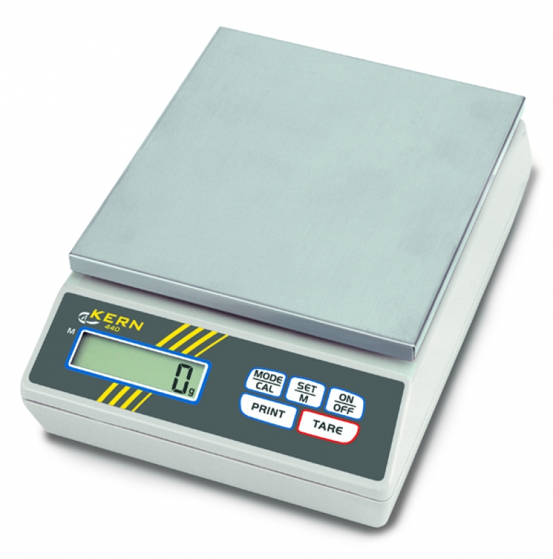 Precision scales, economic, disposable in two weighing plates