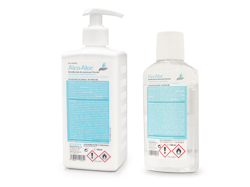 Alco-Aloe hydroalcoholic hand sanitising gel