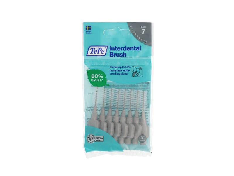Pinceaux Interdentaires Tepe Grey (8 pièces) - Hygiène Bucco-dentaire ...
