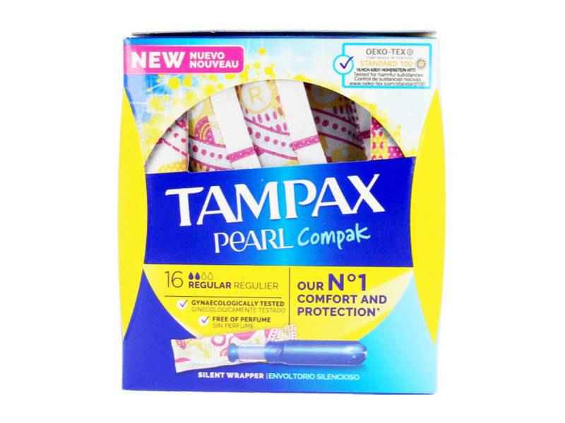 TAMPAX PERLA COMPAK COMPRESA REGULAR PACK 75ML