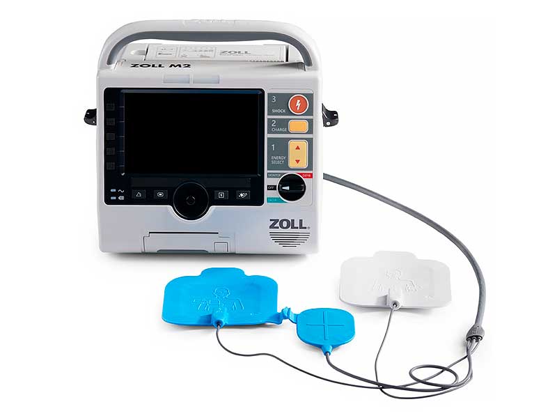 Defibrillatore ZOLL M2 con pacemaker, 3-5 ECG, pulsossimetria ...