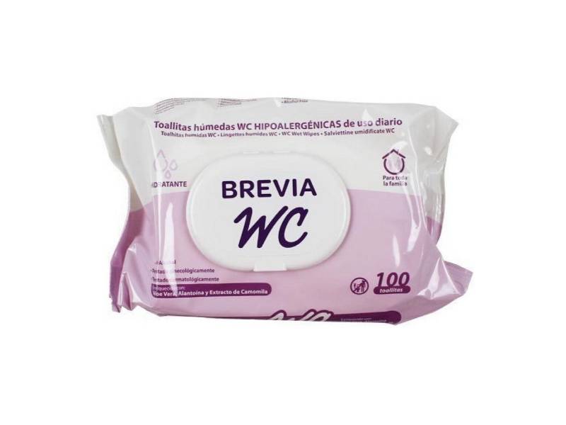 Lingettes Hypoallergéniques Brevia (100 unités)