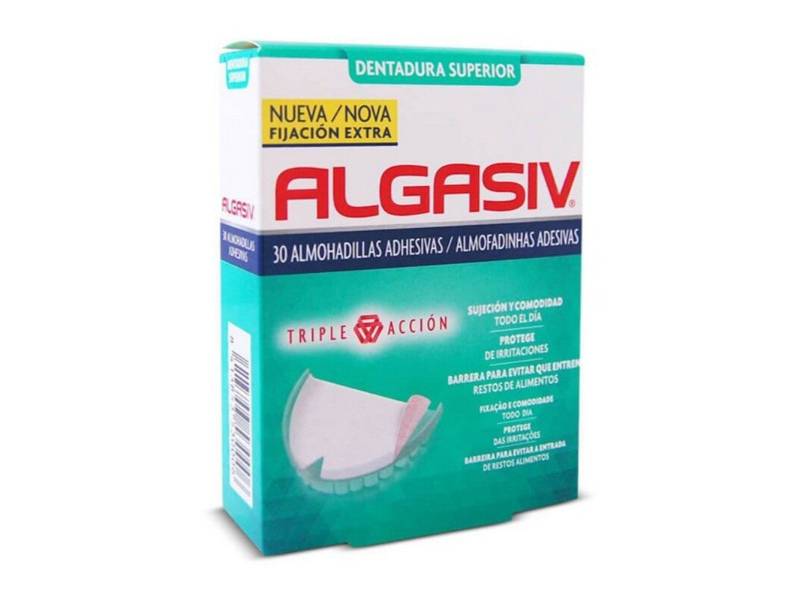Pads de prothèses adhésifs Algasiv Superior ALGASIV (30 uds)
