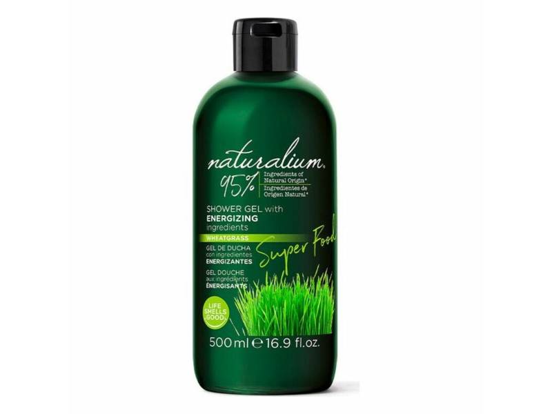 Gel Douche Super Food Wheatgrass Énergisant Naturalium (500 ml)