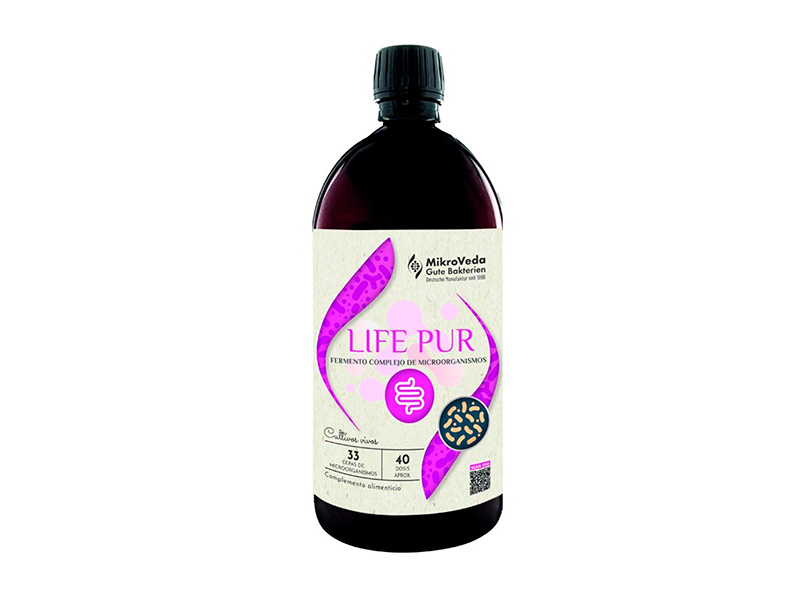 MikroVeda LIFE PUR Simbiótico Bebida fermentada 1L