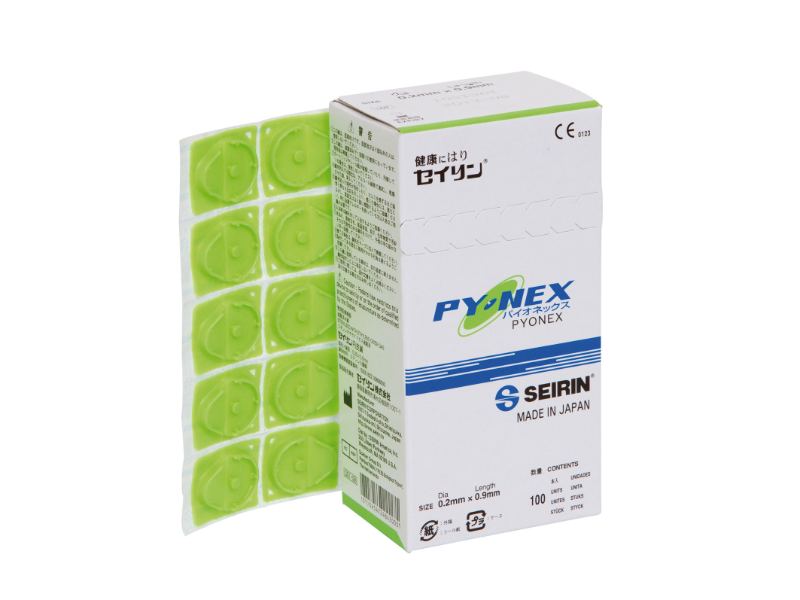 Chincheta De Auriculoterapia Pyonex Verde 0,17X0.9 Mm