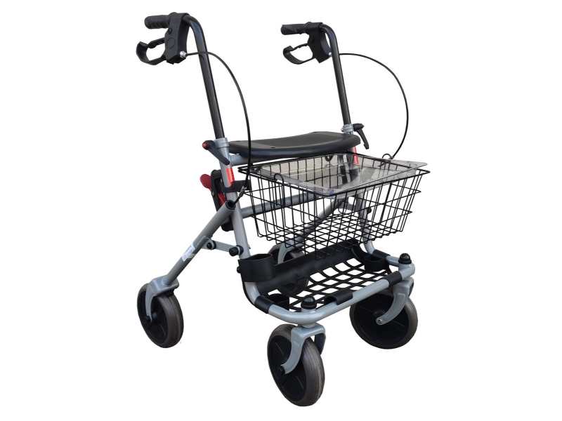 Ausilium Rollator pliant réglable en hauteur - déambulateur pour ...