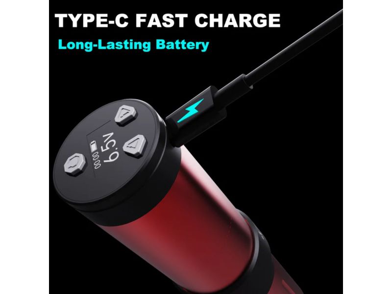 Bolígrafo inalámbrico BRONC MAX Adjustable Wireless Tattoo Machine ...