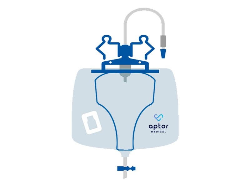 Bolsa de orina horaria de 2l con urinómetro 500 ml estéril, 20 uds