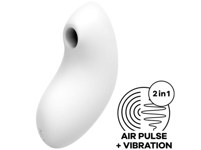 Satisfyer Air Pulse - Vulva Lover 2 Estimulador Y Vibrador Blanco