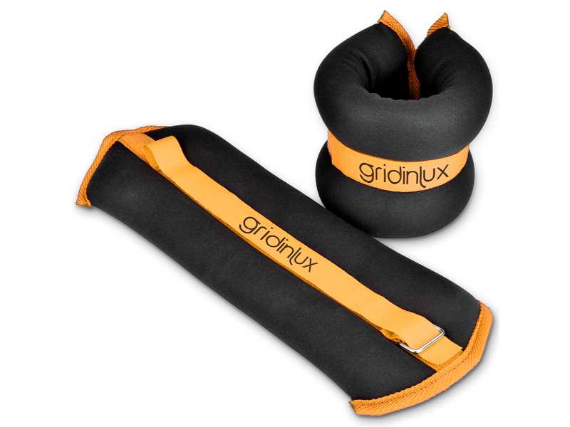 Pack de Poids Lestés Cheville/Poignet 4KG Ajustables, Confort Gridinlux
