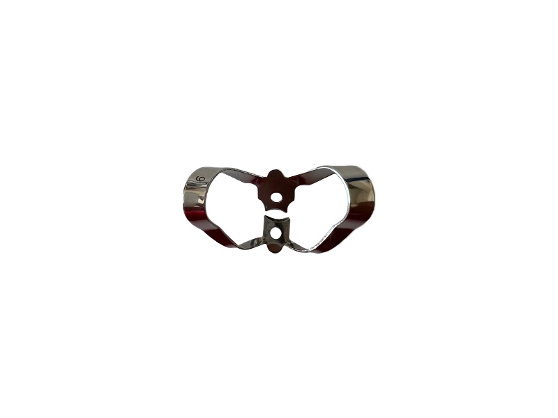 Clamp odontologique pour isolation dentaire, modèle 6