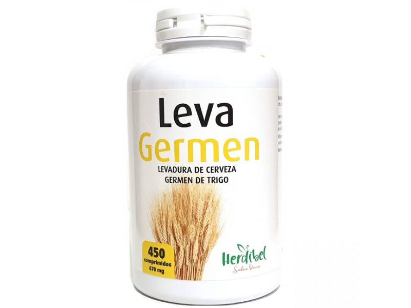 LEVA-GERMEN 450comp.650mg (300mg Levad. Cerveza + 300mg Germen Trigo)
