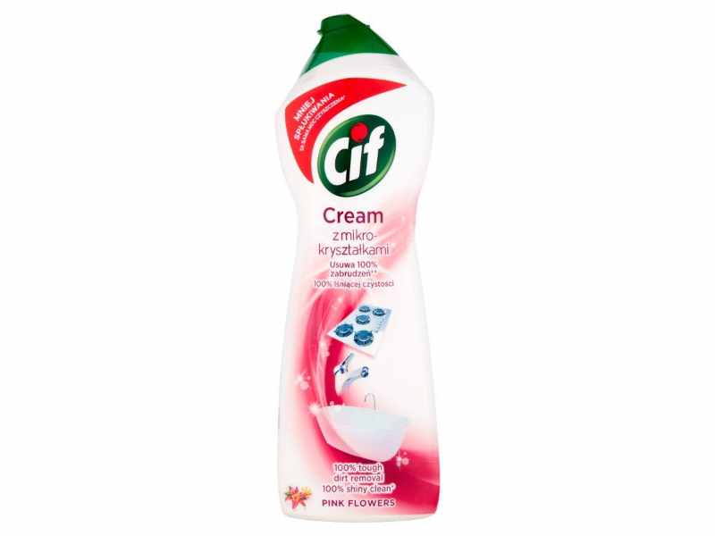 Cif Cream Pink Flowers Cream Cleaner with Micro-Crystals 780 g