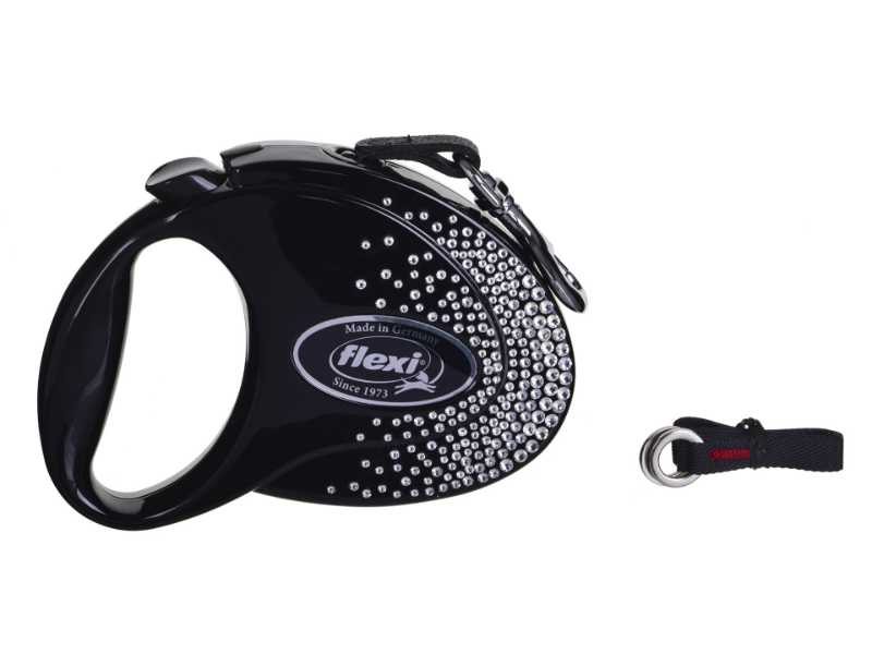 FLEXI Glam Splash Crystal Con Cristales Swarovski M - Correa Retráctil ...