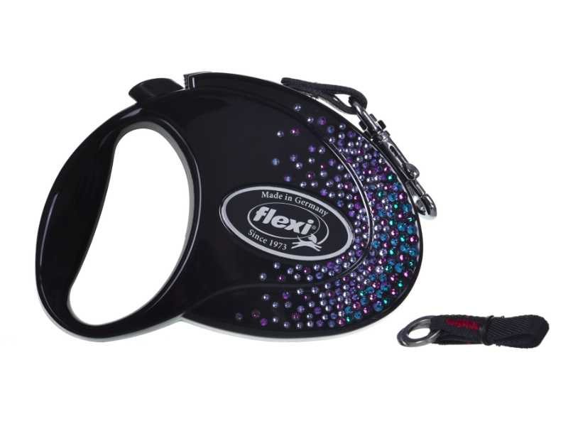 FLEXI Glam Splash Mystic Con Cristales Swarovski M - Correa Retráctil ...