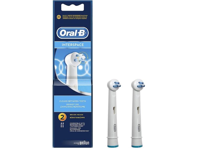 Oral-B - Lot de 2 brossettes rechargeables, Modèle Interdental IP17